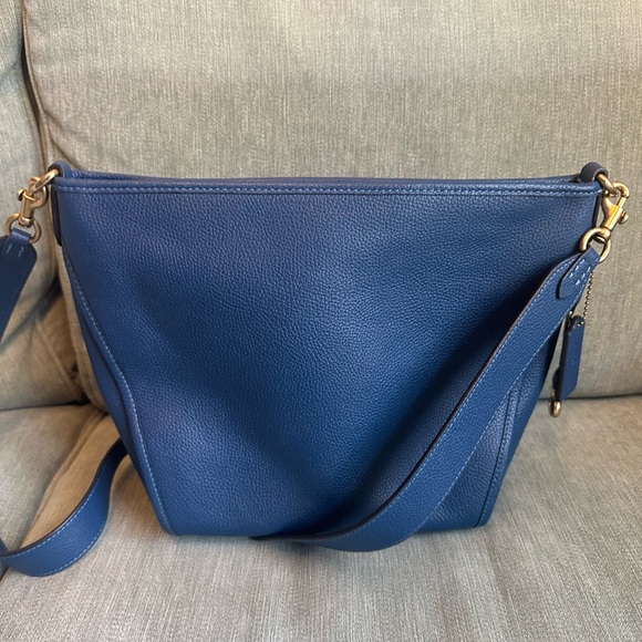 Coach | Bags | Coach Pebbled Leather Small Dufflette Duffle Bag ...